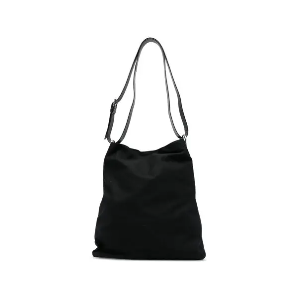 Dries Van Noten Canvas & Leather Tote Bag - Black