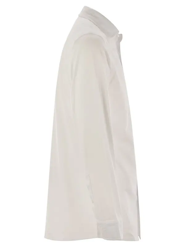 FAY Cotton Jersey Shirt - White