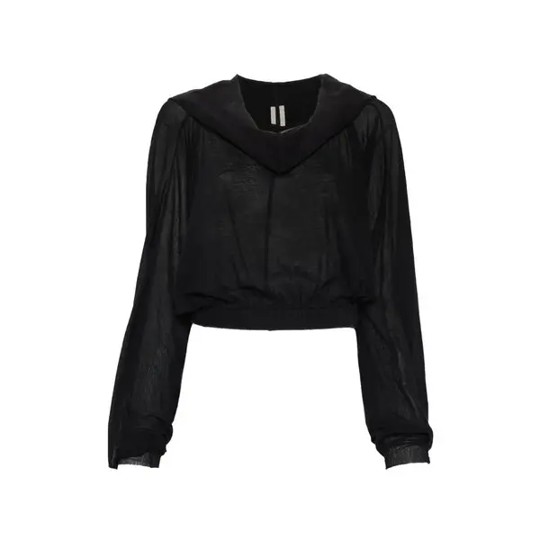 Rick Owens Cotton Long Sleeve Top