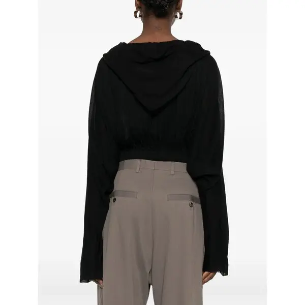 Rick Owens Cotton Long Sleeve Top