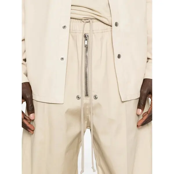 Rick Owens Wide-leg Trousers - Cream