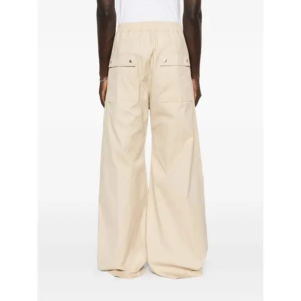 Rick Owens Wide-leg Trousers - Cream