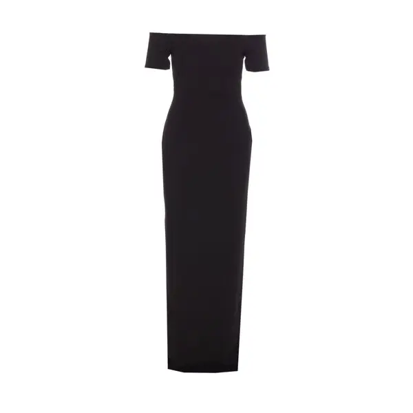 Solace London Nile Maxi Dress - Black