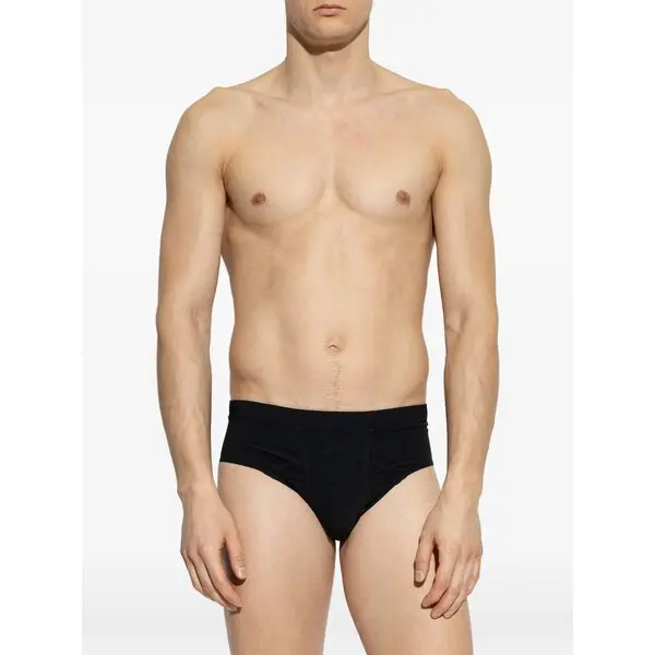Rick Owens Pentagram Design Beachwear Swimming Trunks