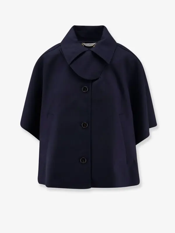 Max Mara Cotton Cape - Multicolor