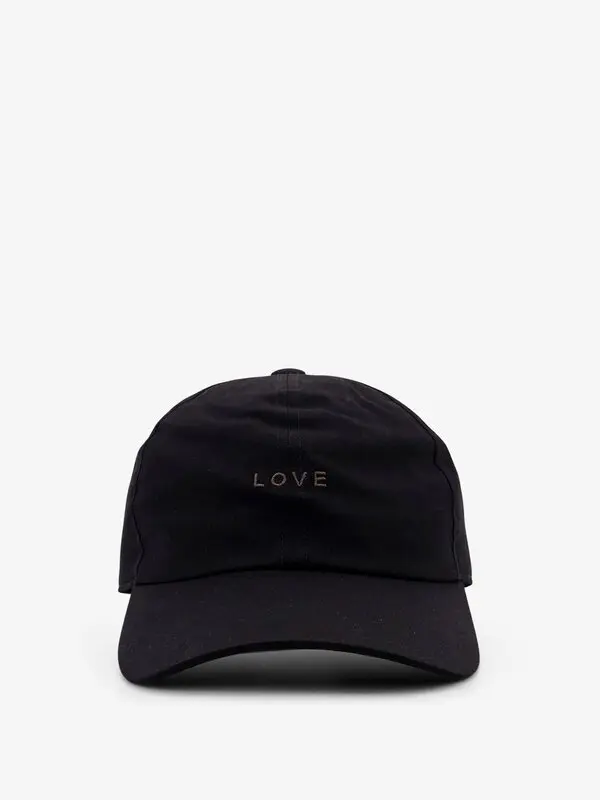 Rick Owens Cotton Blend Baseball Cap With Embroidered Logo - Multicolor