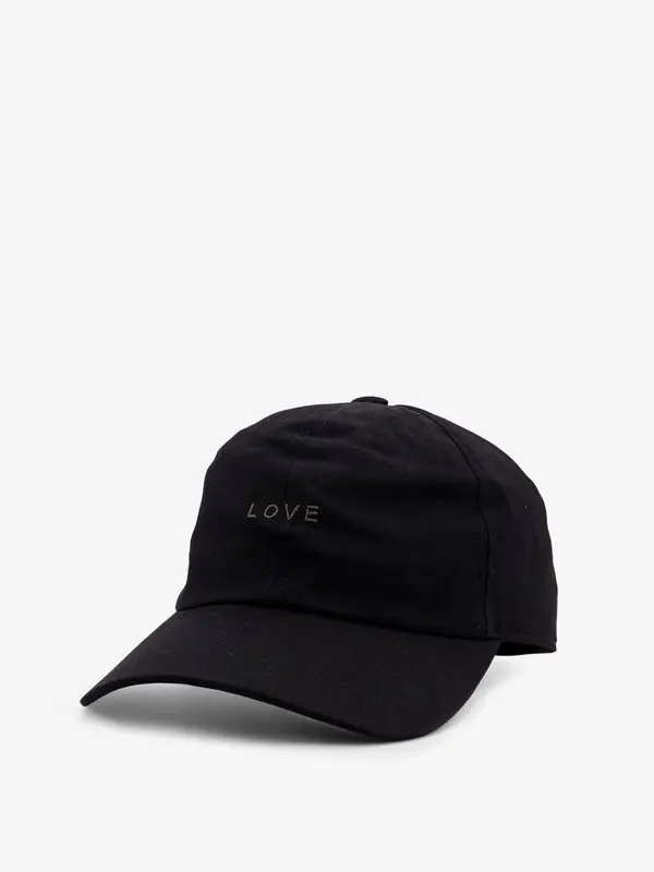 Rick Owens Cotton Blend Baseball Cap With Embroidered Logo