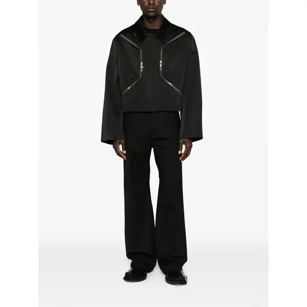 Rick Owens Polyester Zip Fastening Shirt Jacket