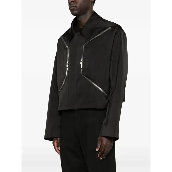Rick Owens Polyester Zip Fastening Shirt Jacket