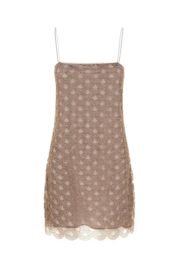 ROTATE BY BIRGER CHRISTENSEN Embellished Slip Dress