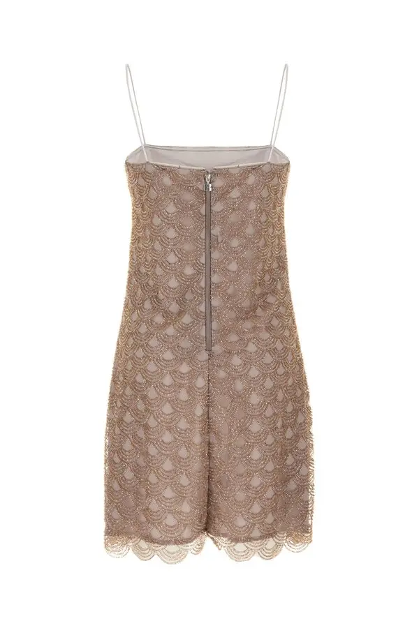 ROTATE BY BIRGER CHRISTENSEN Embellished Slip Dress
