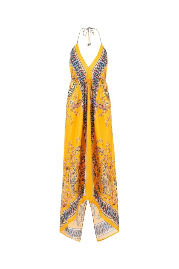Etro Printed Halterneck Jumpsuit - Multicolor