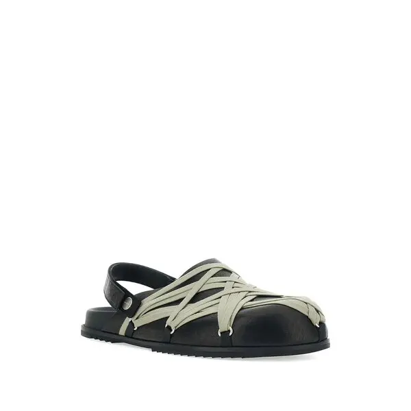 Rick Owens Trainers With Lace Detail And Adjustable Strap