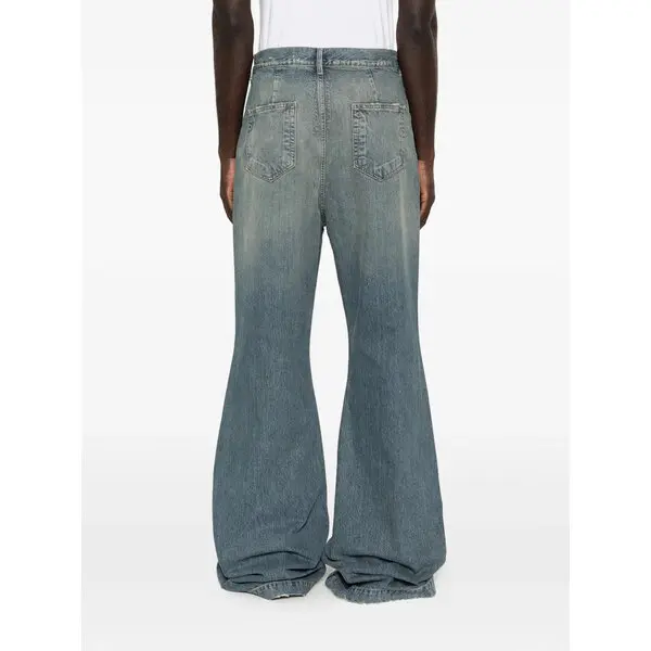 Rick Owens Denim Bootcut Jeans - Blue