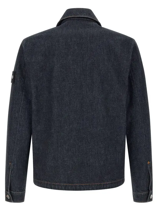 Stone Island Cotton Denim Jacket