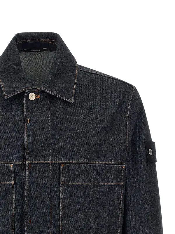 Stone Island Cotton Denim Jacket