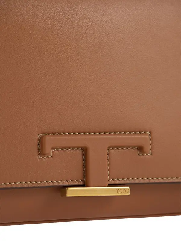 TOD'S T Timeless Leather Mini Belt Bag