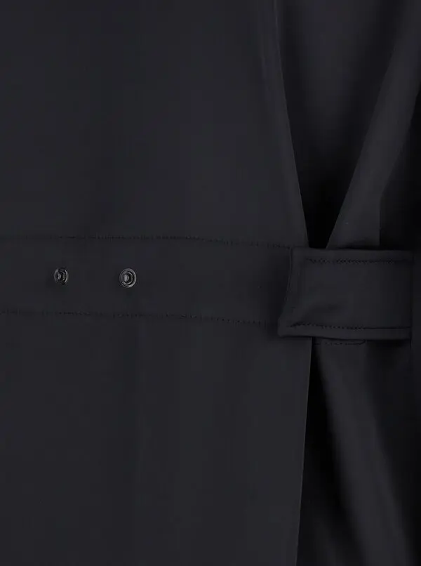 Moncler Tech Fabric Shirt With Logo Patch - Multicolor