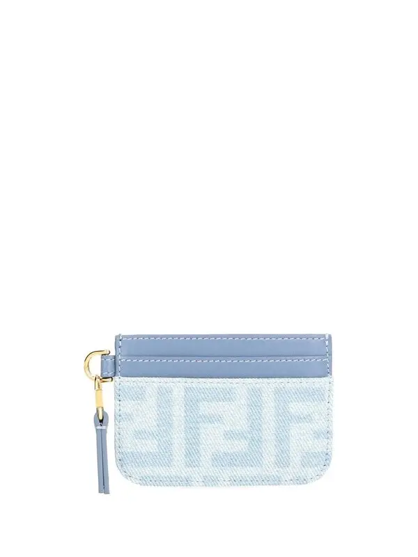 Fendi Baguette Card Holder - Blue