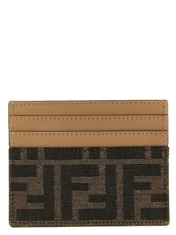 Fendi Baguette' Card Holder - Brown