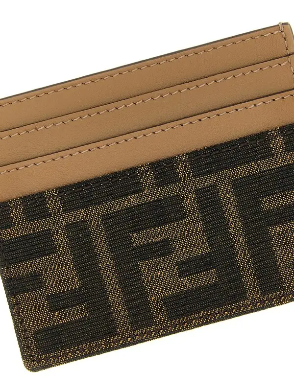 Fendi Baguette' Card Holder - Brown