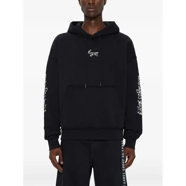 44 LABEL GROUP Cotton Printed Hoodie