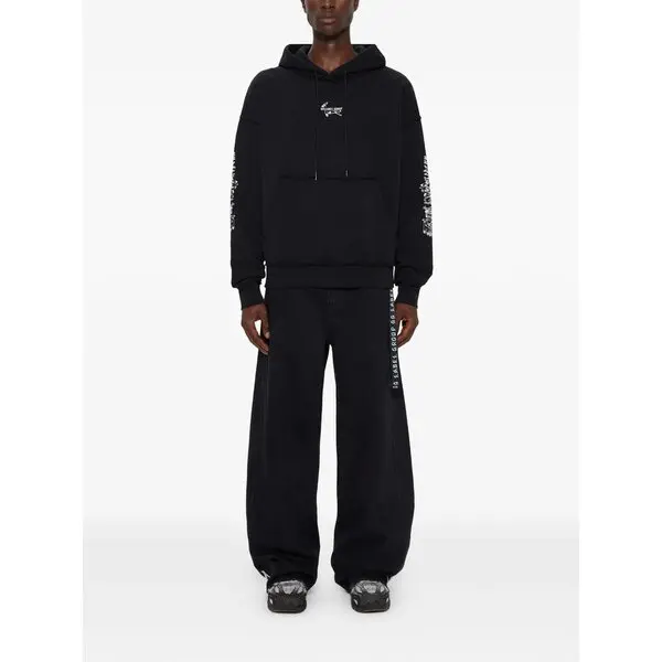 44 LABEL GROUP Cotton Printed Hoodie