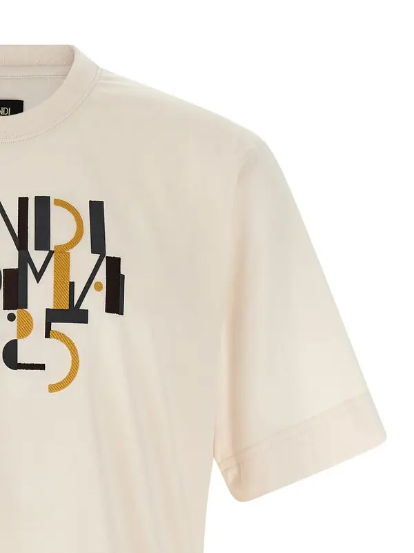 Fendi Roma 1925' Print T-shirt