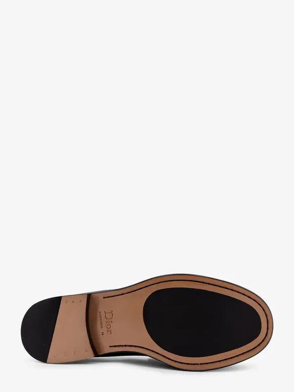 Dior Leather Loafers With Oblique Detail
