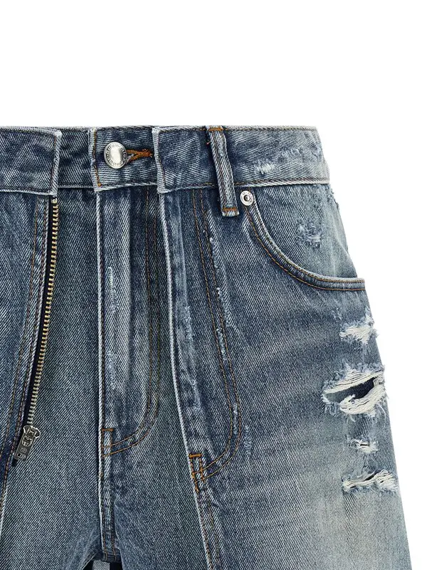Alexander Wang Double Layer Denim Skort