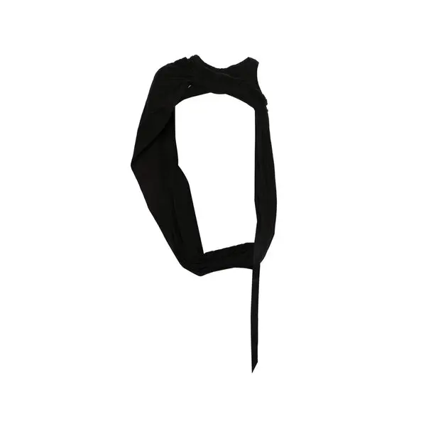 Rick Owens Gathered Detail Sleeveless Top - Black