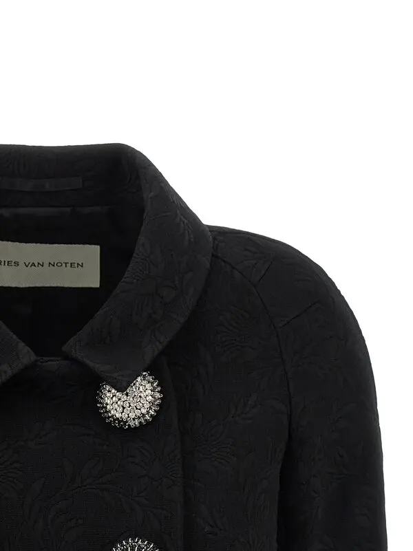 Dries Van Noten Vipa Double-breasted Floral Blazer