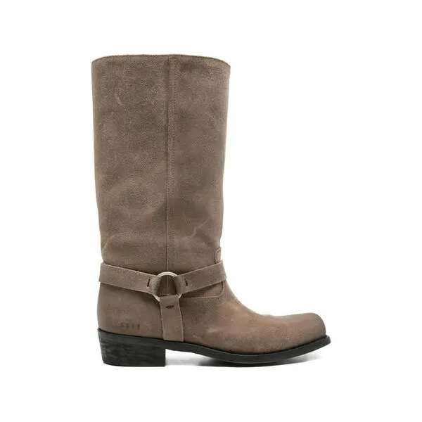 GOLDEN GOOSE Square Toe Suede Boots