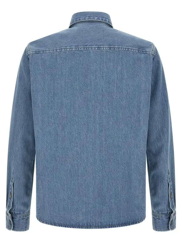 AMI Paris De Coeur' Denim Shirt