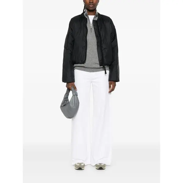 Canada Goose Quilted Zip-up Bomber Jacket - Black