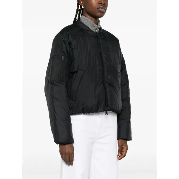 Canada Goose Quilted Zip-up Bomber Jacket - Black