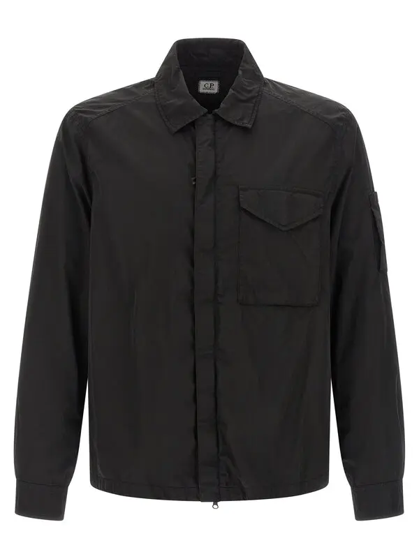 C.P. COMPANY Overshirt Chrome-r - Black