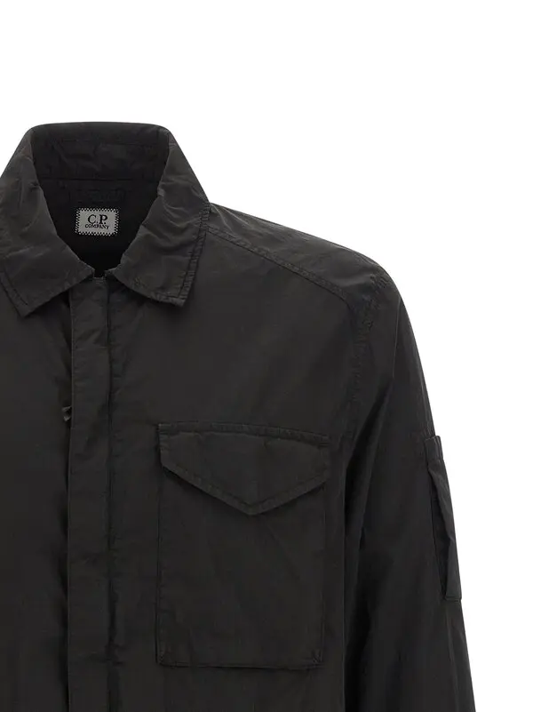 C.P. COMPANY Overshirt Chrome-r - Black