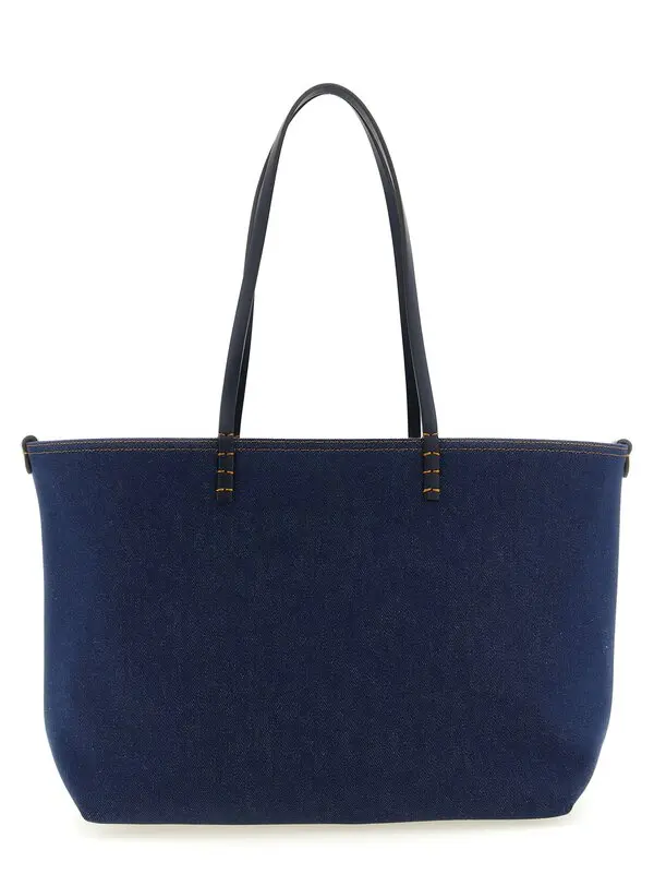 Fendi Roll Medium Reversible Shopping Bag - Blue