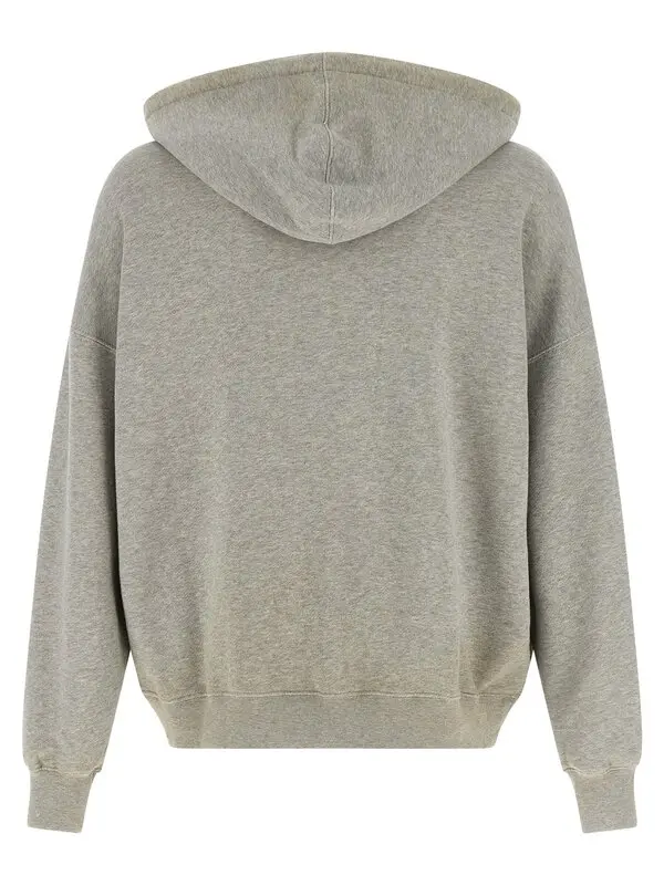 GOLDEN GOOSE Journey" Mélange Cotton Hoodie With Watercolor Effect Print