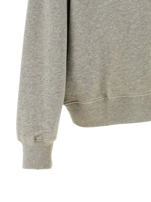 GOLDEN GOOSE Journey" Mélange Cotton Hoodie With Watercolor Effect Print