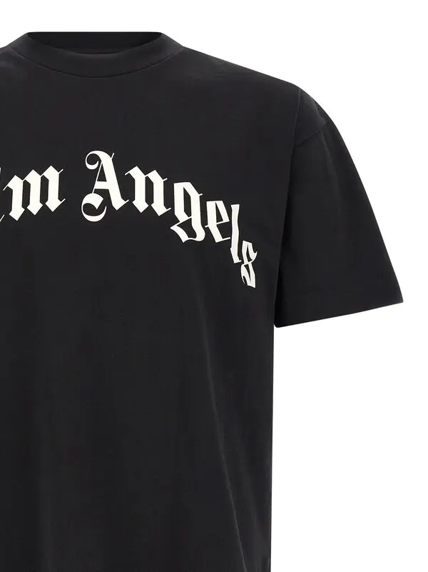 Palm Angels Curved Logo' T-shirt