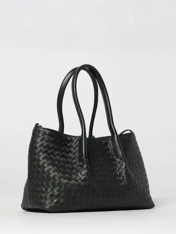 Bottega Veneta Woven Shoulder Bag - Black