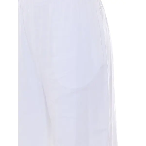 Max Mara Linen Blend Flare Trousers - White