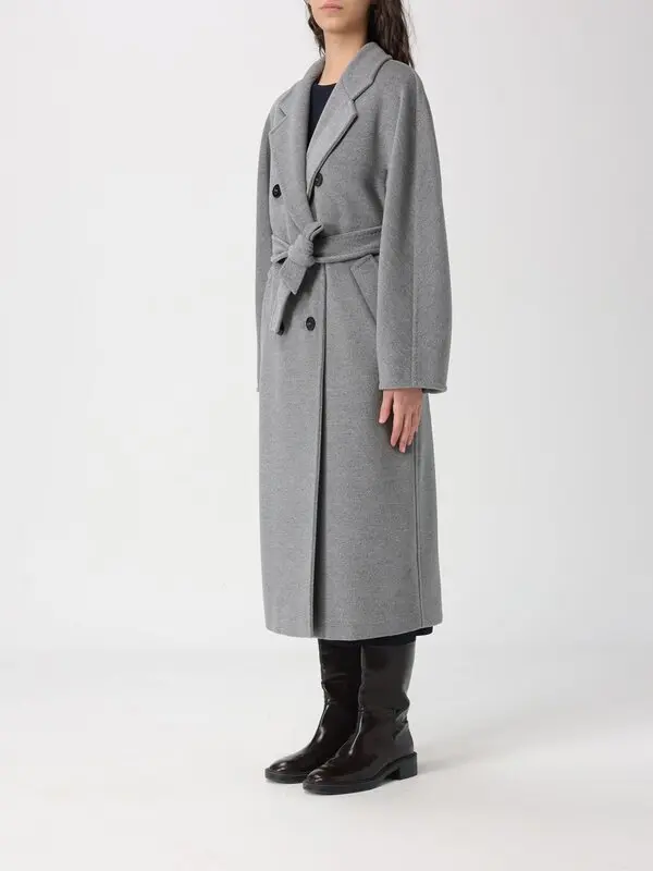 Max Mara Double-breasted Wool Blend Coat