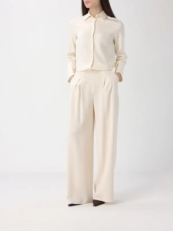Max Mara Shirt Classic Collar, Long Sleeve - White