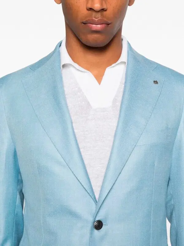 Tagliatore Vesuvio' Wool Blazer - Multicolor