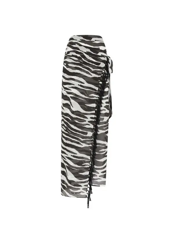 Attico White And Pareo - Black