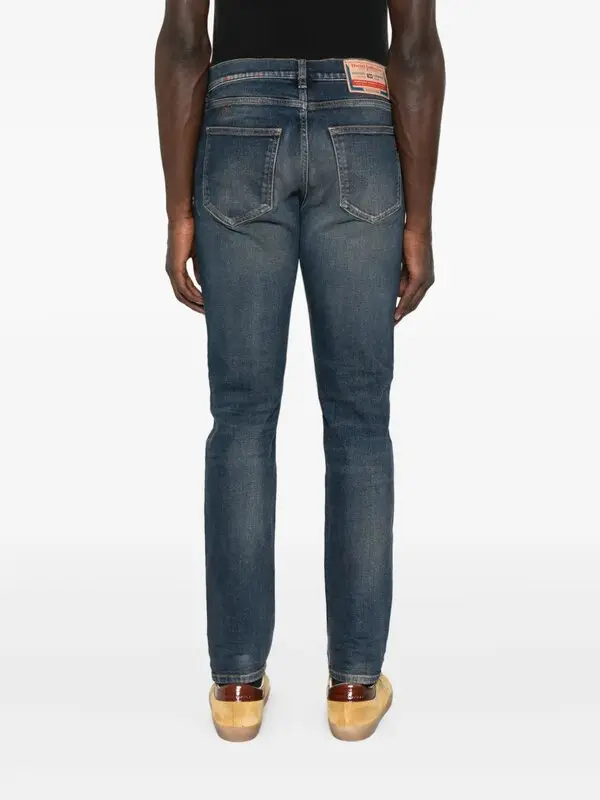 DIESEL® Faded Effect Cotton Blend Jeans