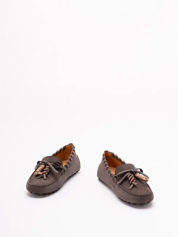 TOD'S Gommino Loafers In Nubuck - Multicolor